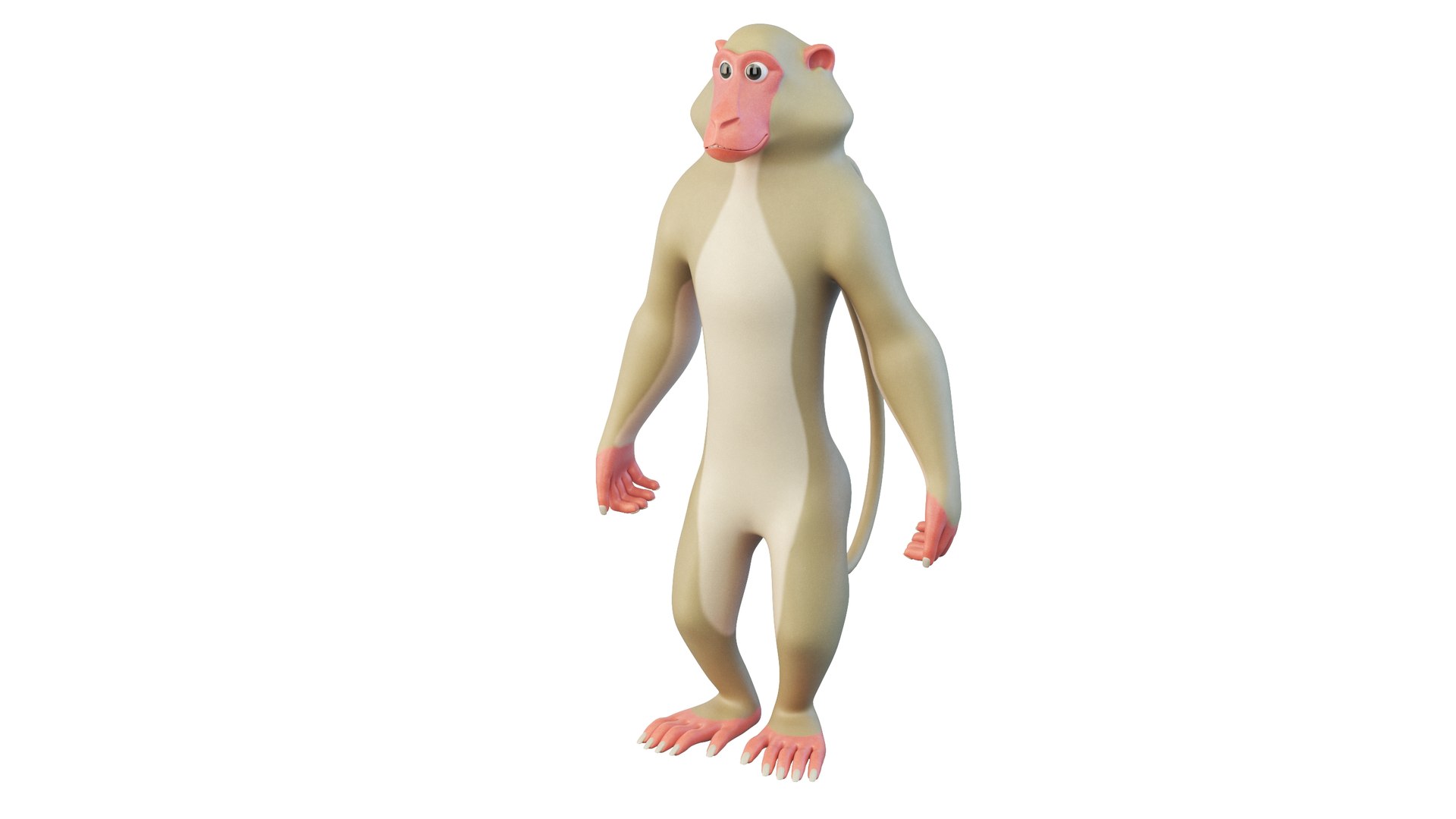 Cartoon Monkey Character 3D - TurboSquid 2107164