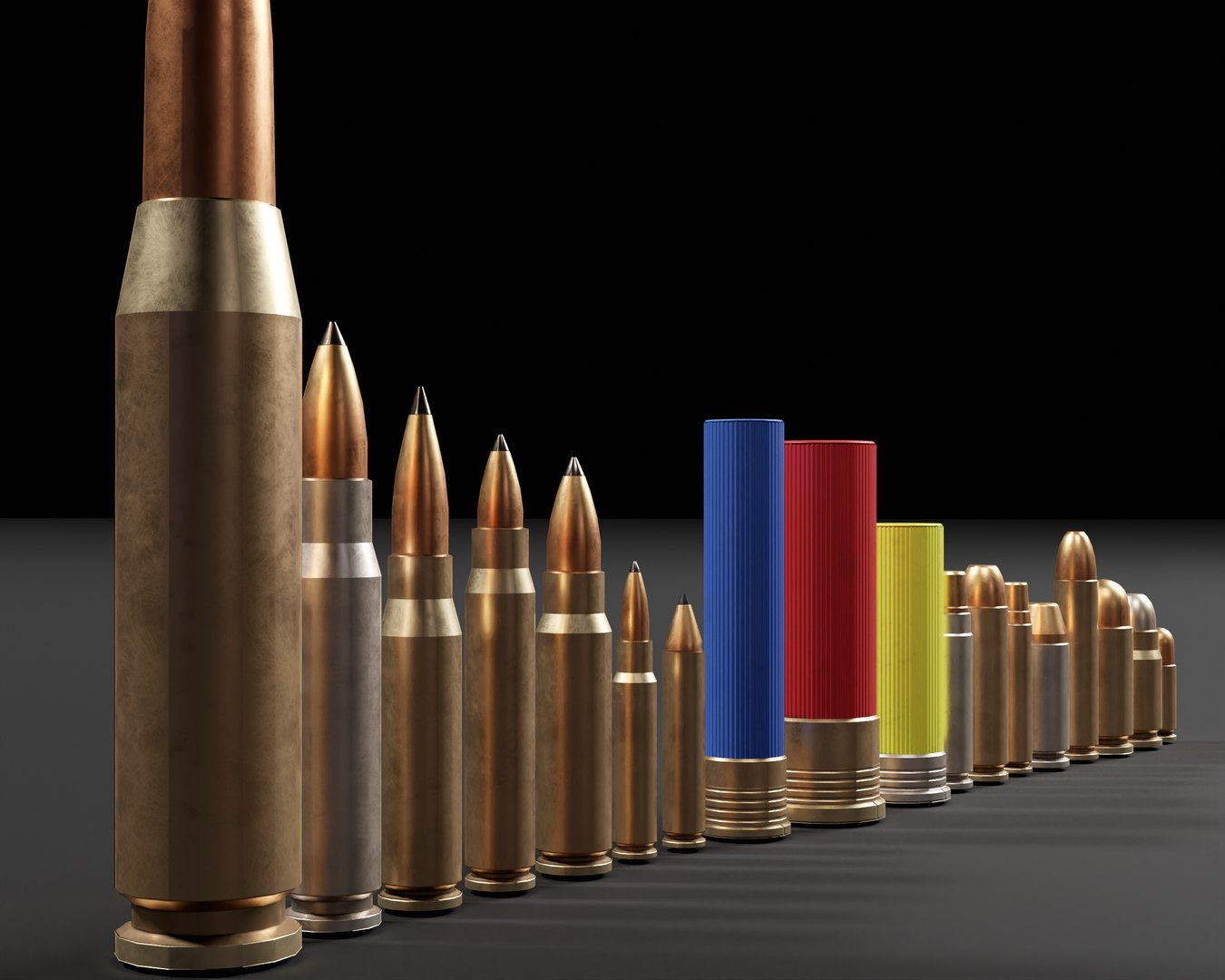 3D Bullets Pack - TurboSquid 2279185