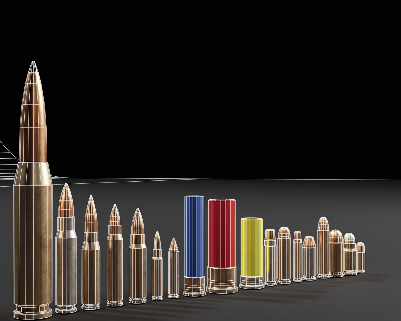 3D Bullets Pack - TurboSquid 2279185