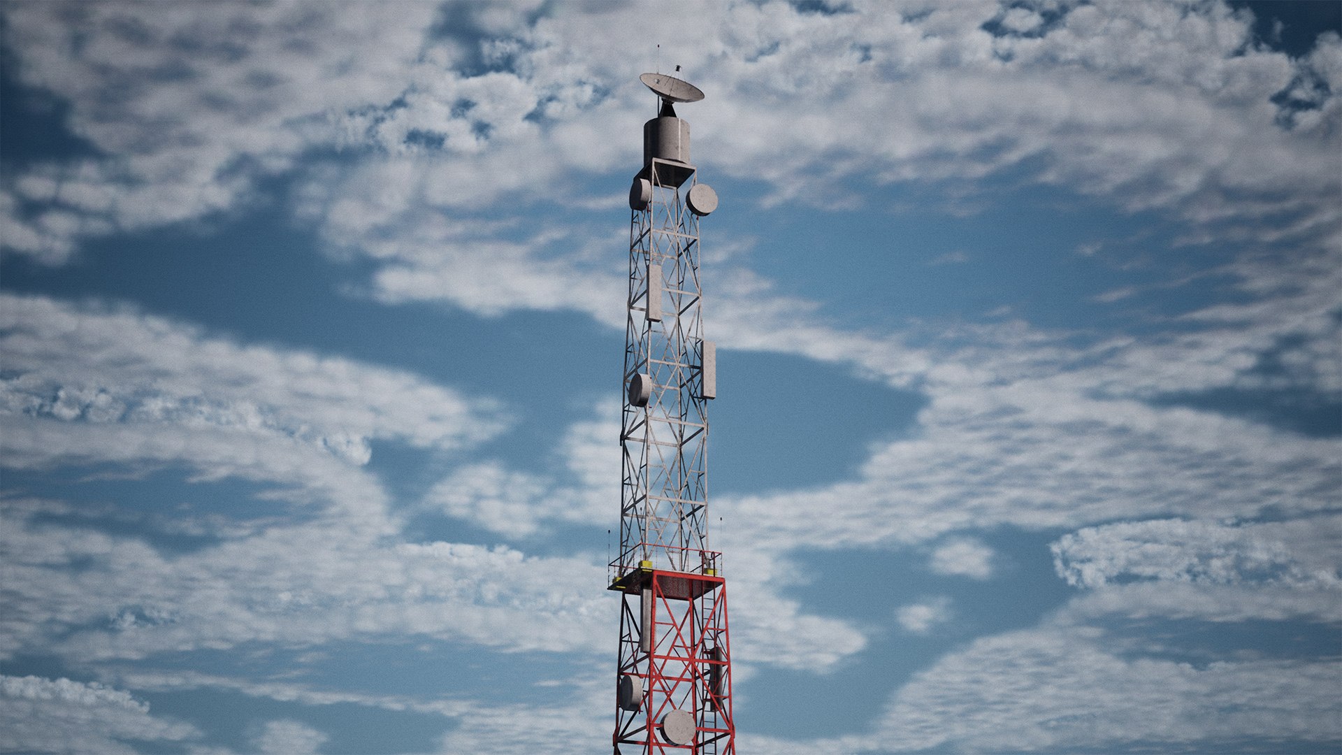 3D Modular Radio Tower 26 Assets - TurboSquid 2109576