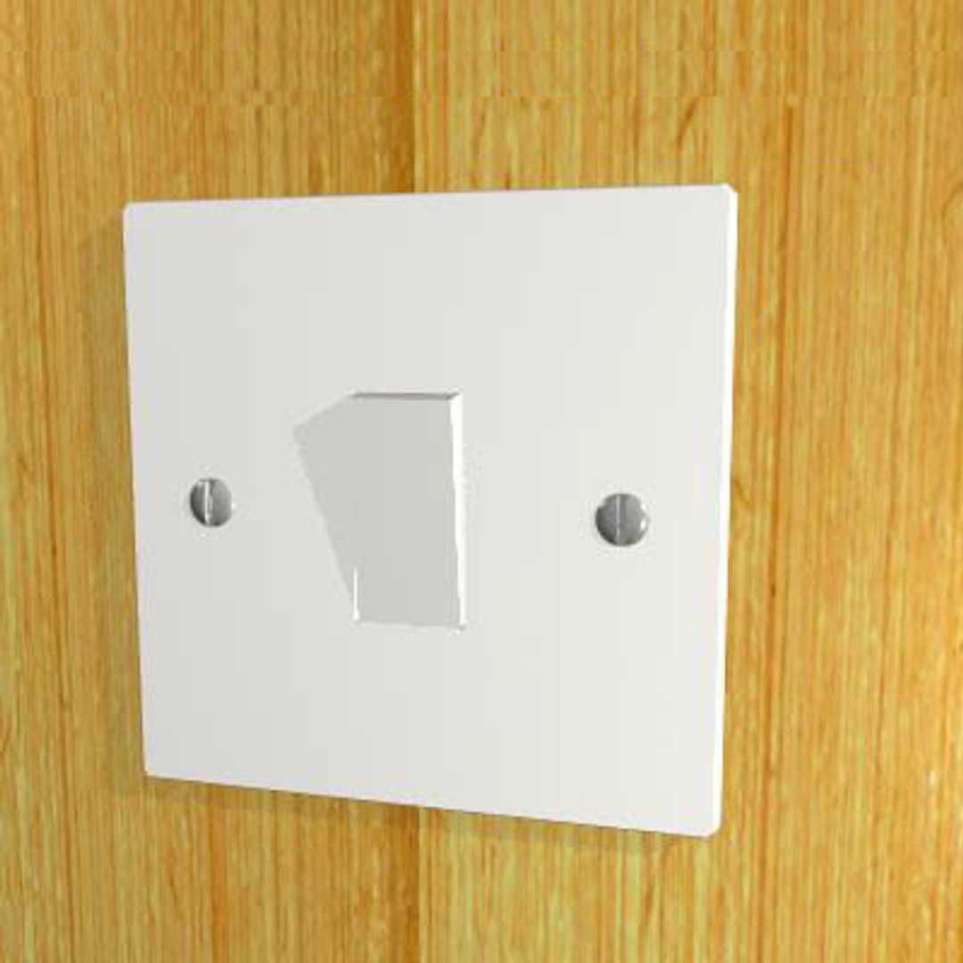 3d Electric Light Switch Model