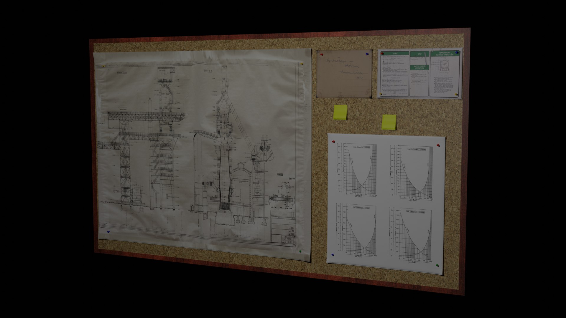 Bulletin board 3D model - TurboSquid 1444922