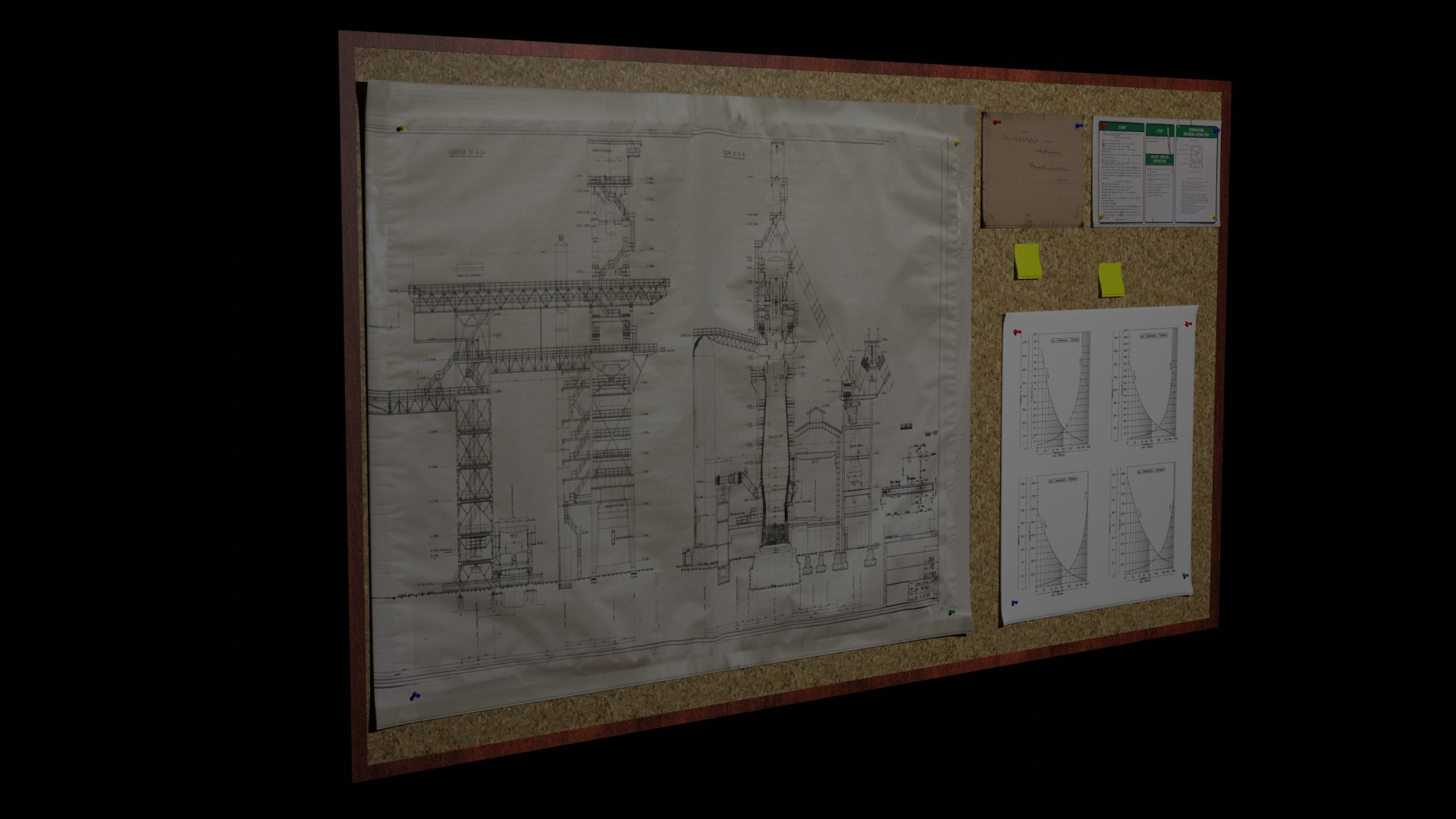 Bulletin board 3D model - TurboSquid 1444922