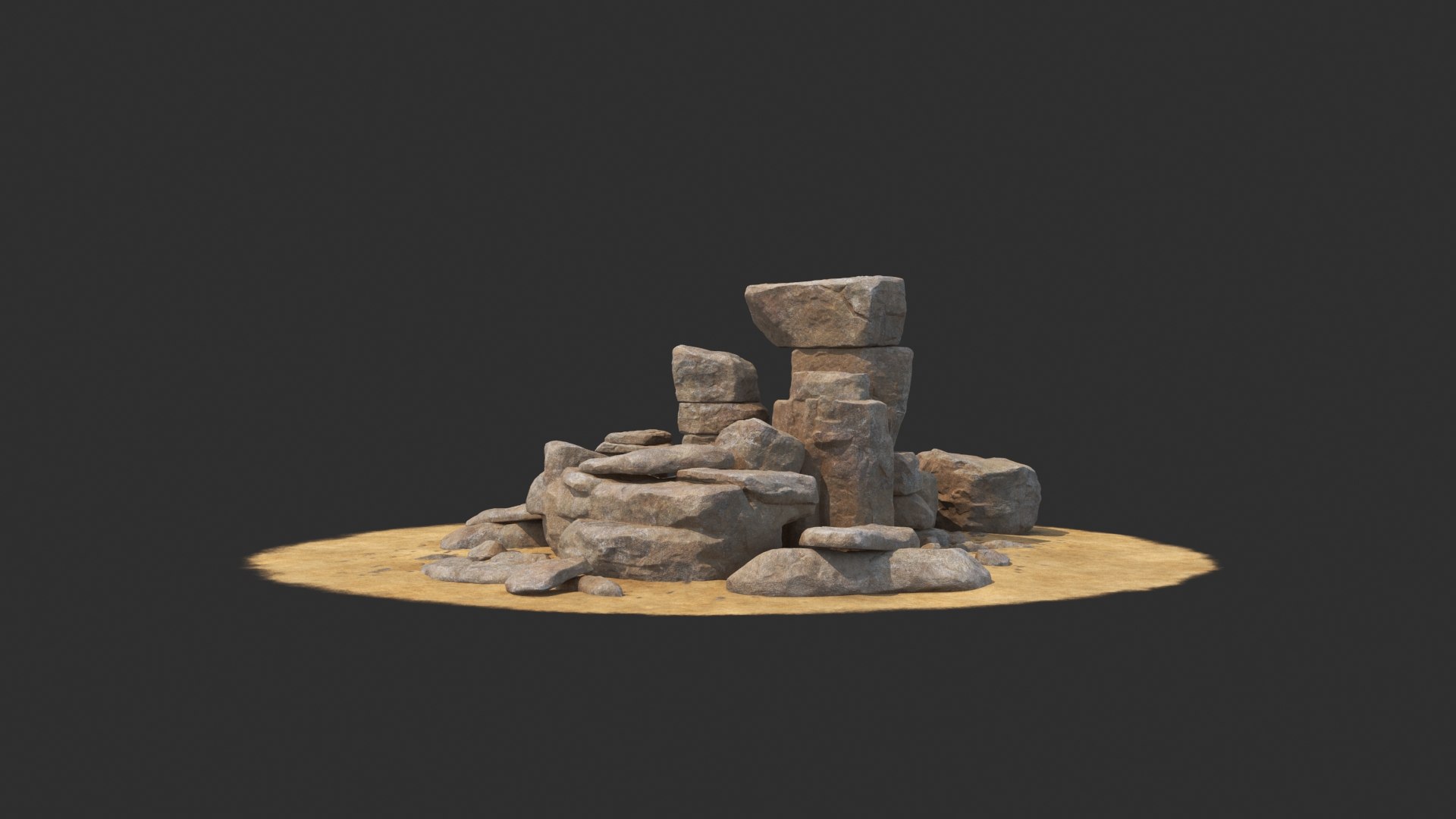 3d Rock Model Turbosquid 2034318
