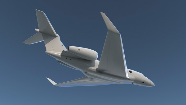 modelo 3d Vuelo en jet ejecutivo bimotor - TurboSquid 1978333