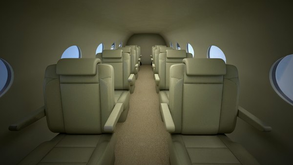 modelo 3d Vuelo en jet ejecutivo bimotor - TurboSquid 1978333