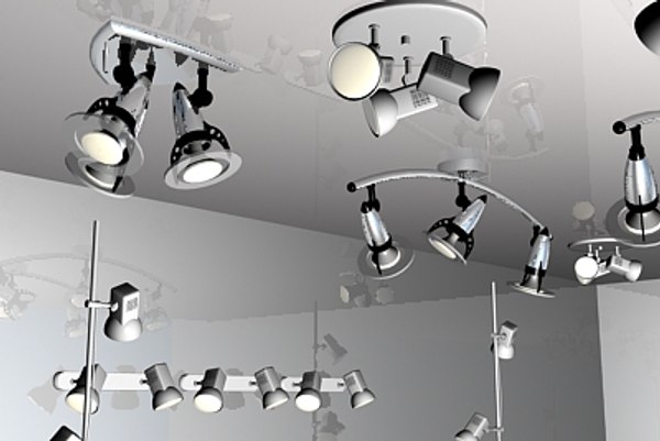 lamps interior architectural 3d model