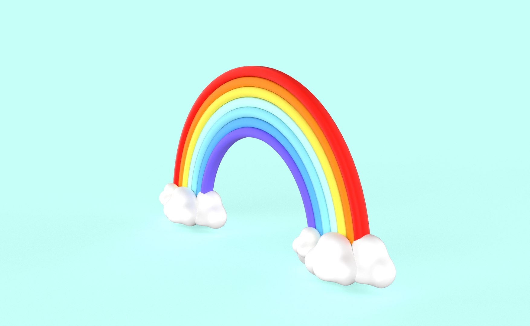 3D Prop79 Rainbow Model - TurboSquid 2252547