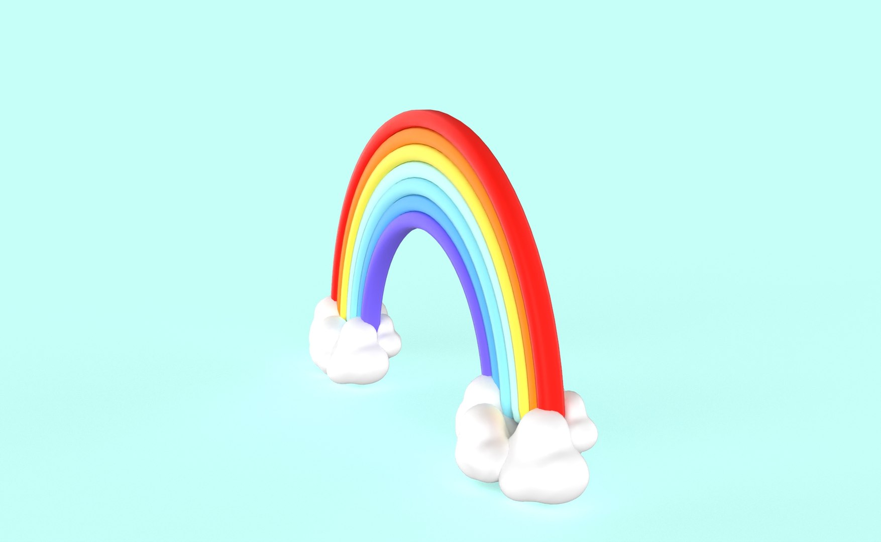 3D Prop79 Rainbow Model - TurboSquid 2252547
