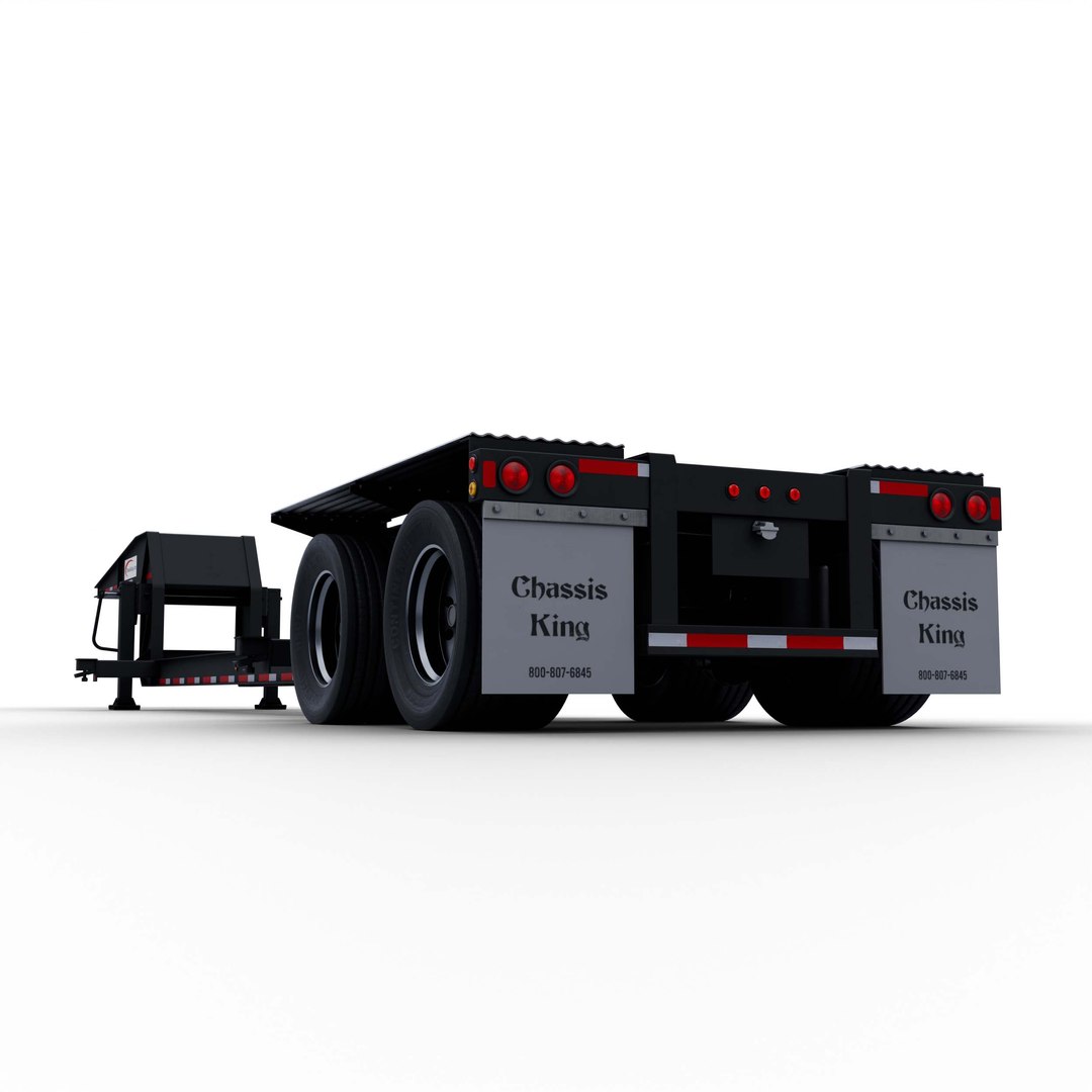 3D Double Drop Chassis 42FT V1 Model - TurboSquid 2286330