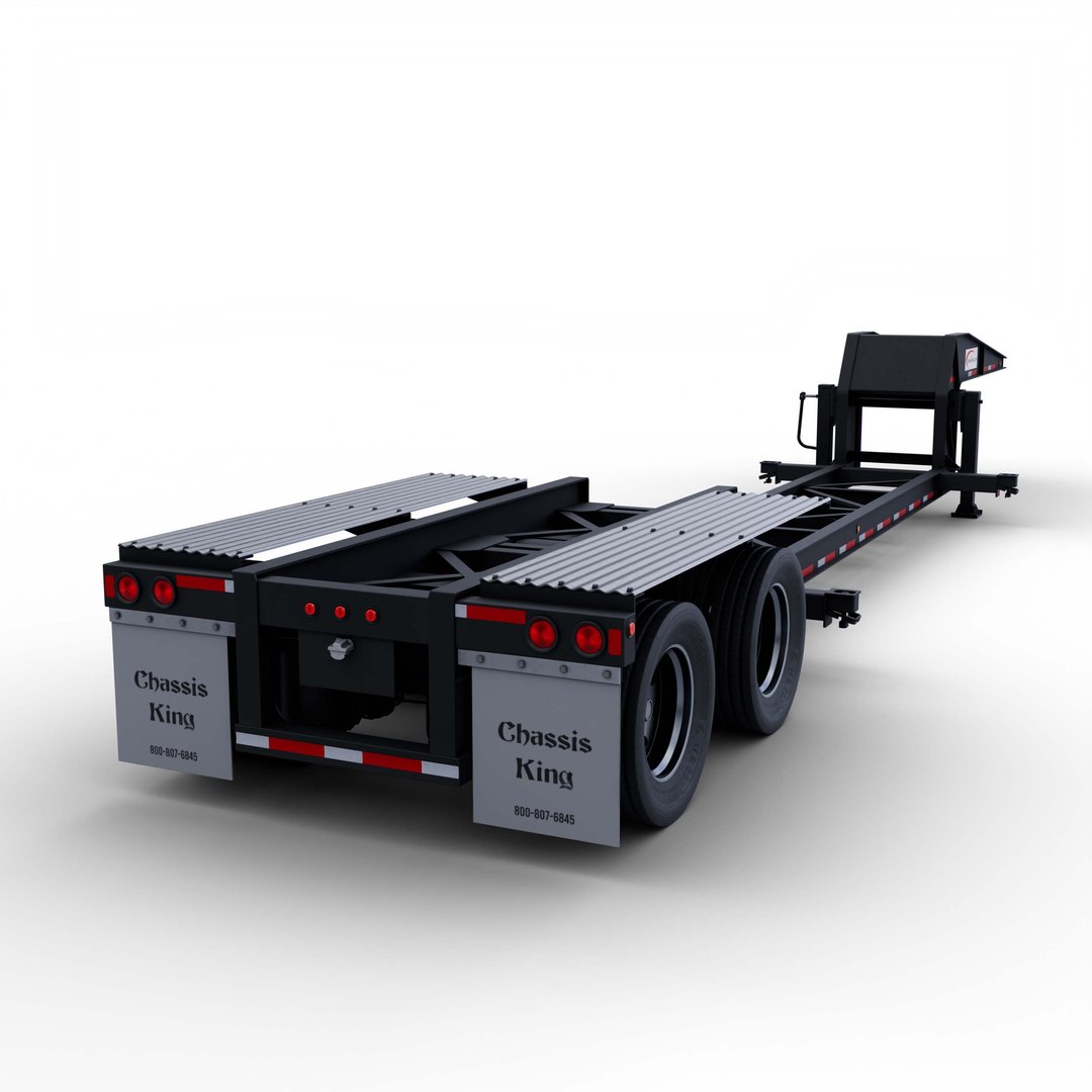 3D Double Drop Chassis 42FT V1 Model - TurboSquid 2286330