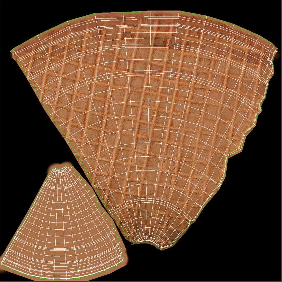 3d Ice Cream Cone Model