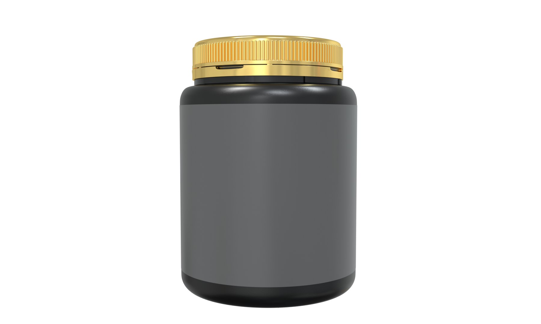 Supplement Jar With 3D Product Mockup 3D Model - TurboSquid 2091893