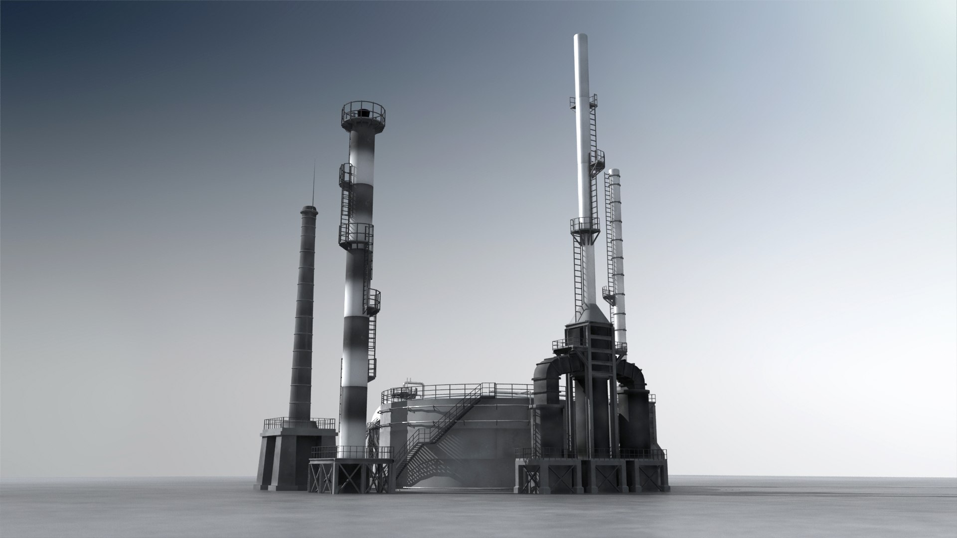 Metal Refinery Part 12 3D Model - TurboSquid 2050189