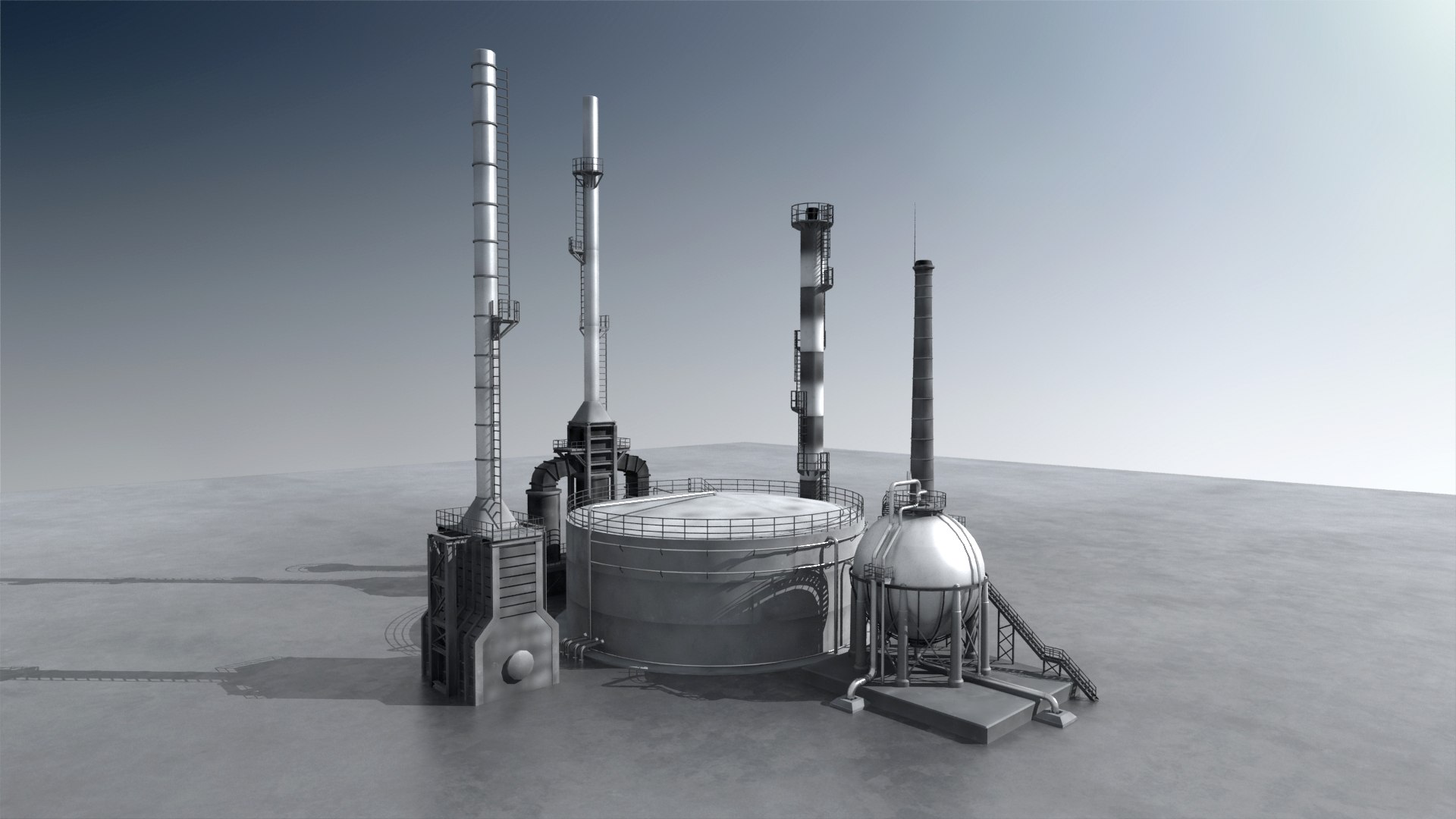 Metal Refinery Part 12 3D Model - TurboSquid 2050189
