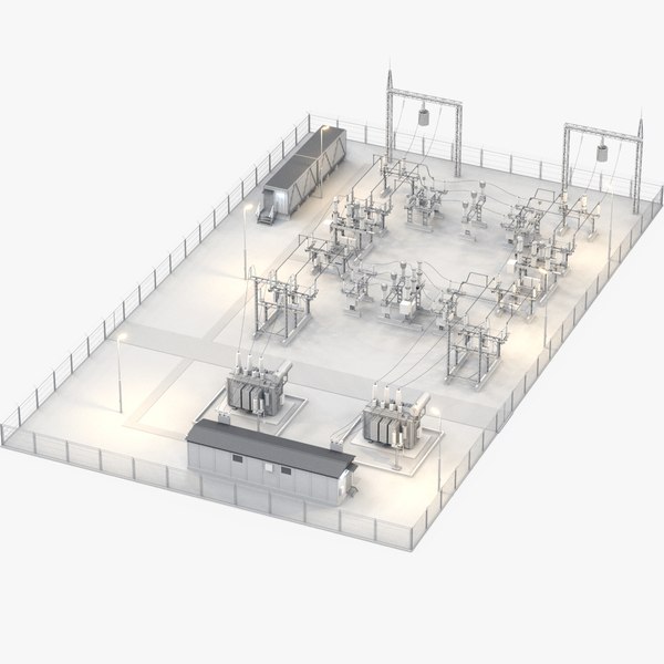 Substation 3D Models for Download | TurboSquid