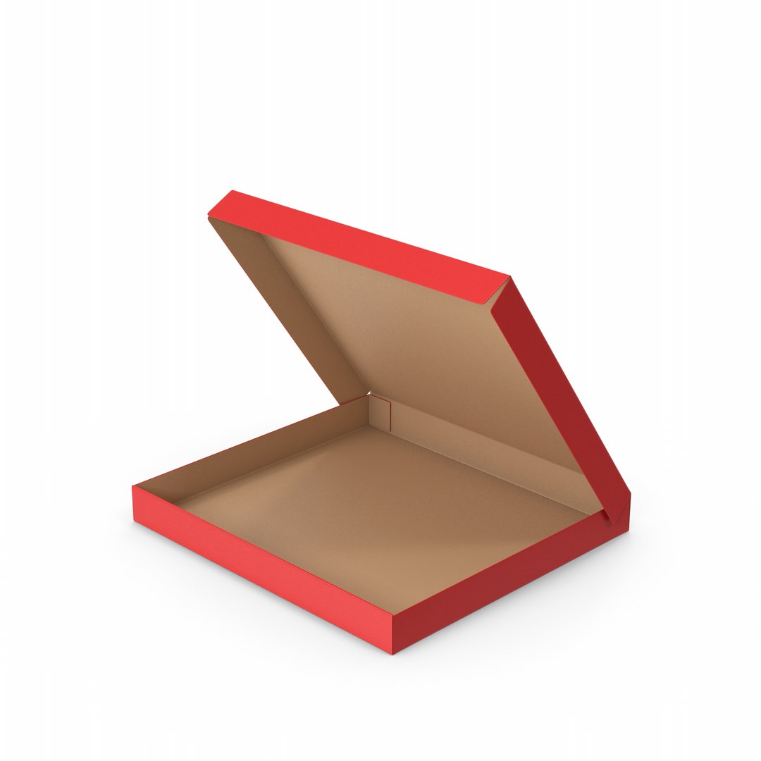3D model Red Pizza Box - TurboSquid 2046175