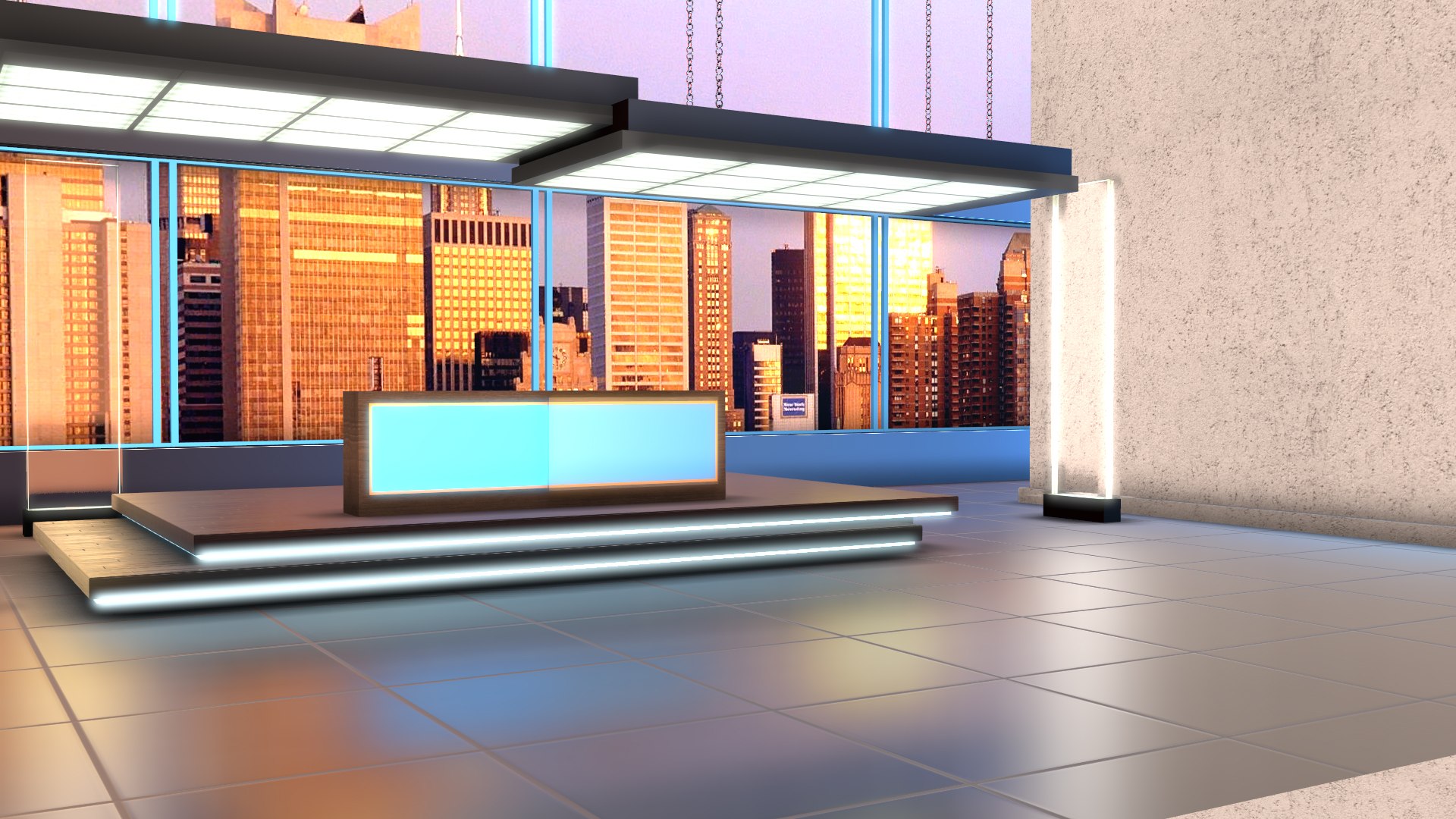 3D Virtual Set Politics Tv - TurboSquid 1159509