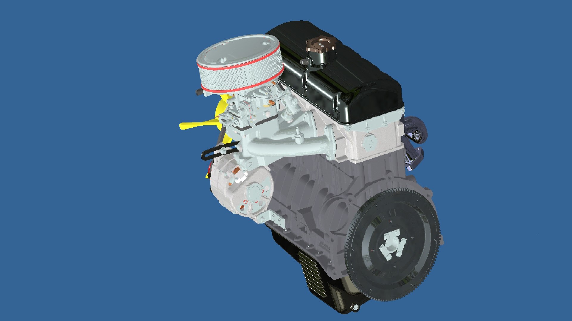 Car engine 3D model - TurboSquid 1780677