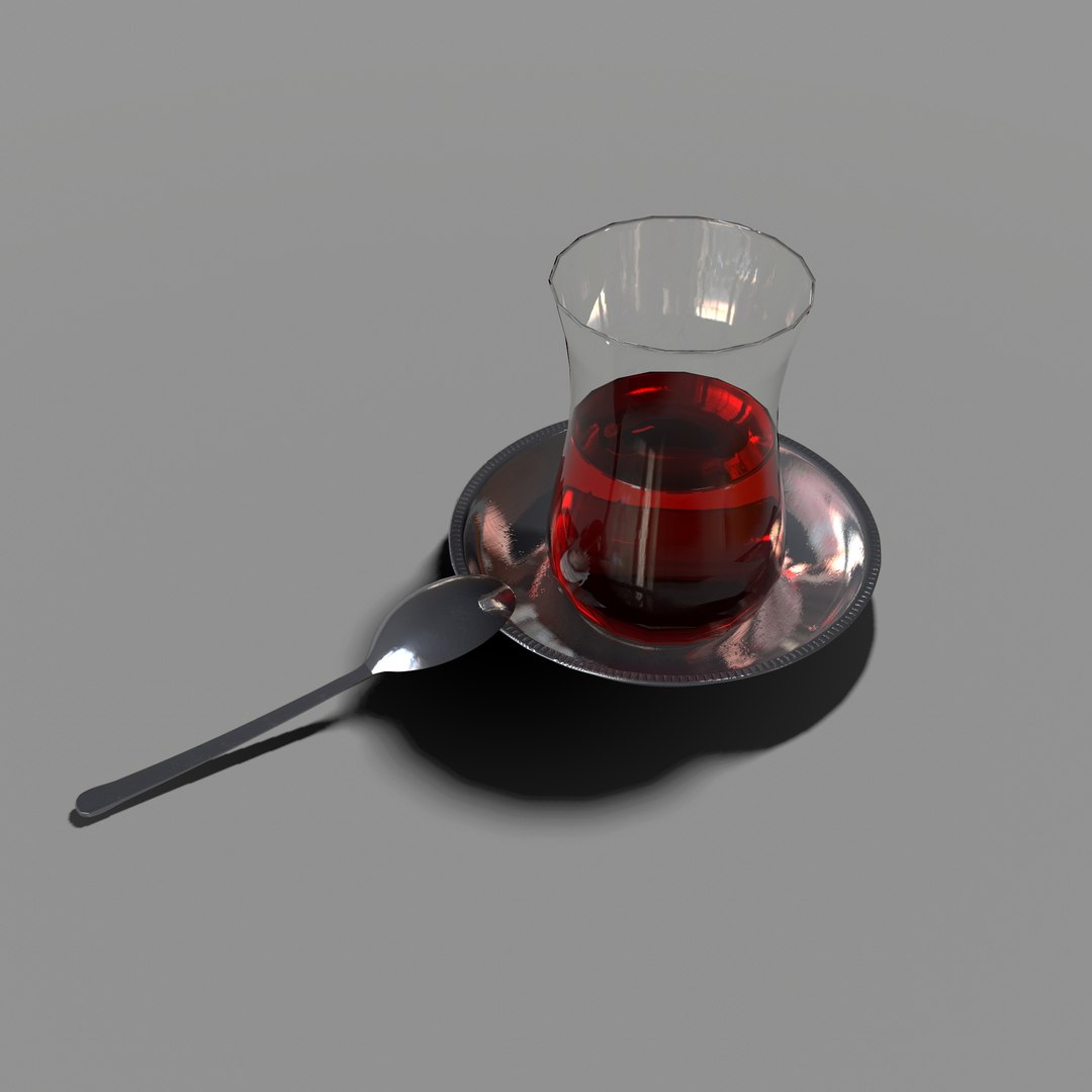 Free Turkish Tea Glass - Model - TurboSquid 1421199