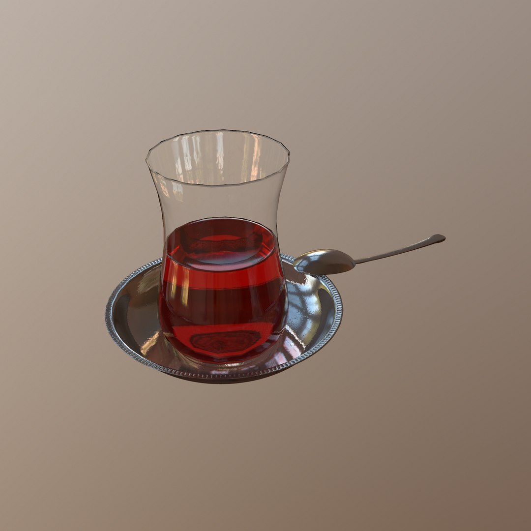 Free Turkish Tea Glass - Model - TurboSquid 1421199