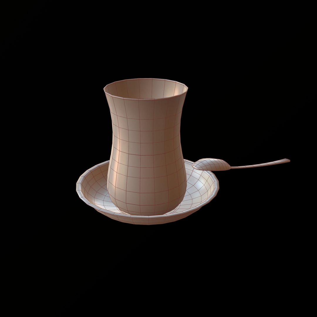 Free Turkish Tea Glass - Model - TurboSquid 1421199