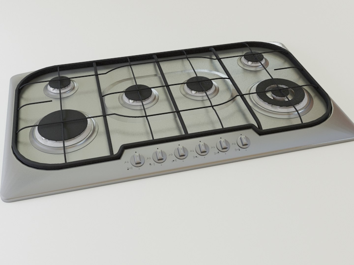 Max 6 Ring Gas Hob