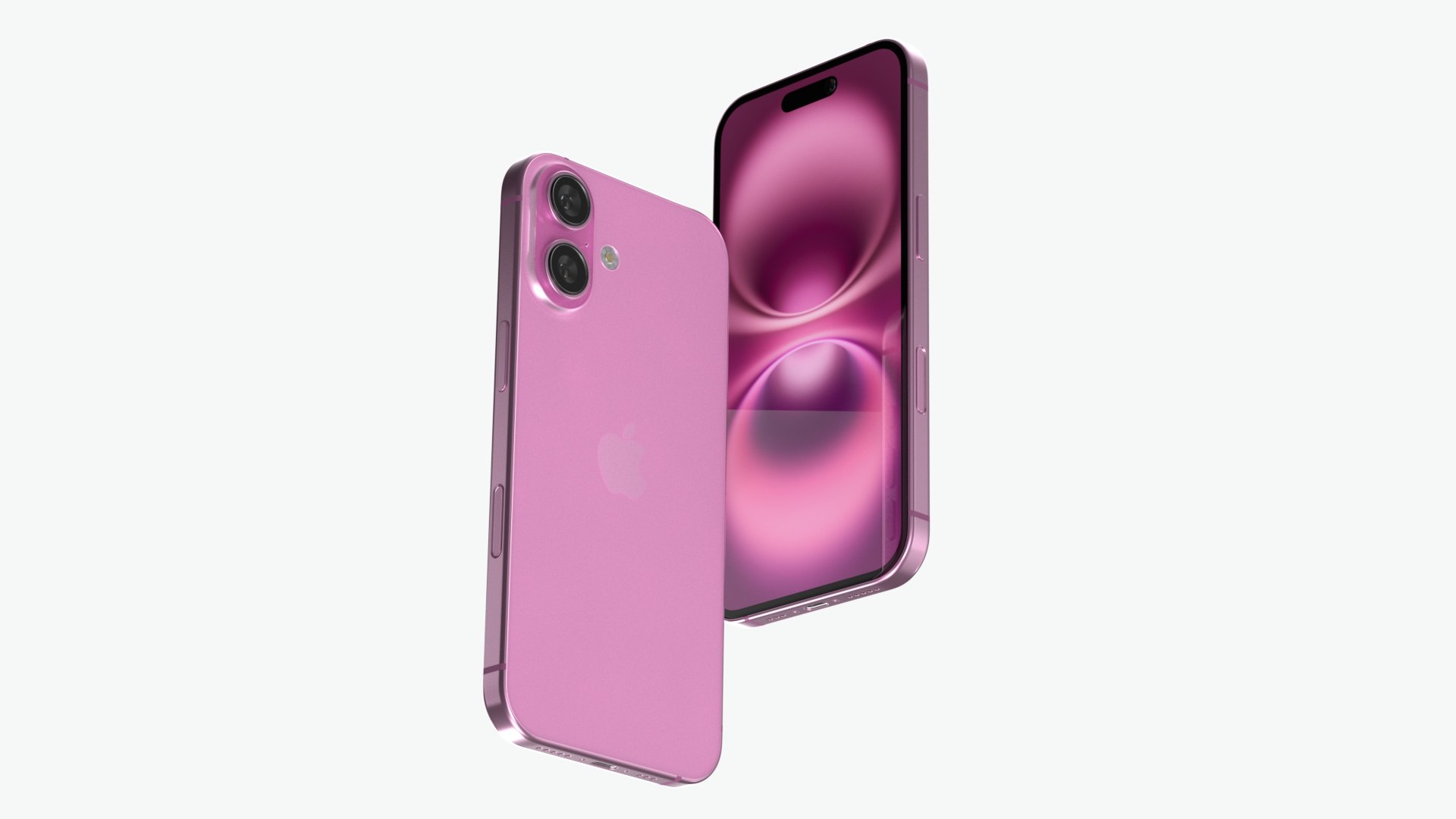 3D Apple IPhone 16 Pink - TurboSquid 2281277