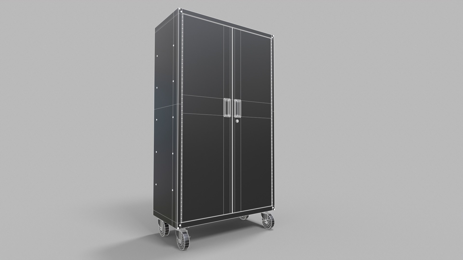 1 Havy Duty Mobile Storage Cabinet 900 3D Model - TurboSquid 2039281