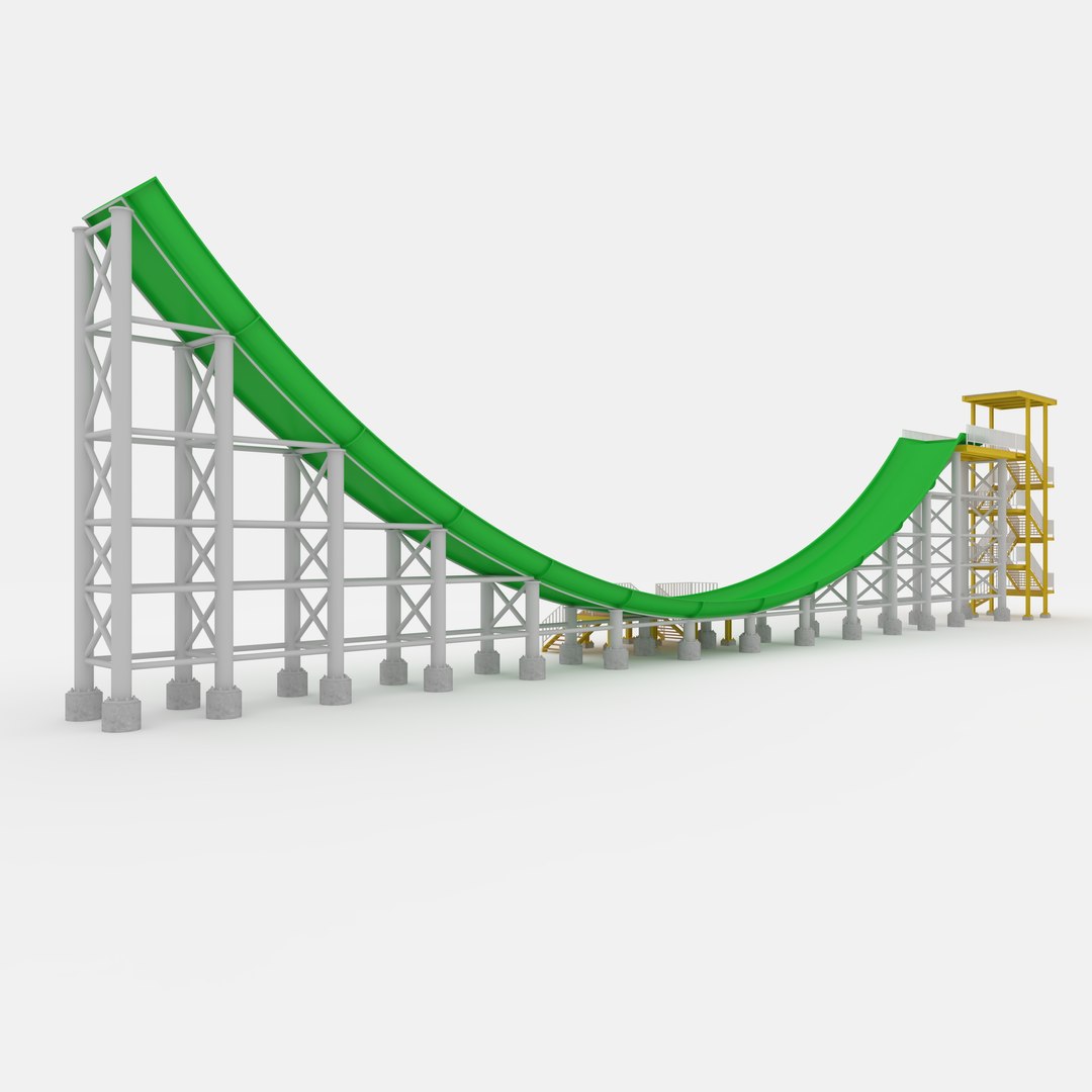 3D Waterpark Slide 13 - TurboSquid 2155369