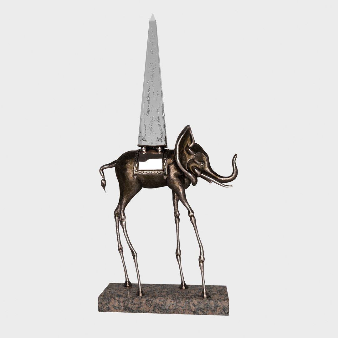 3D Salvador Dali Space Elephant 3d Model - TurboSquid 1754177