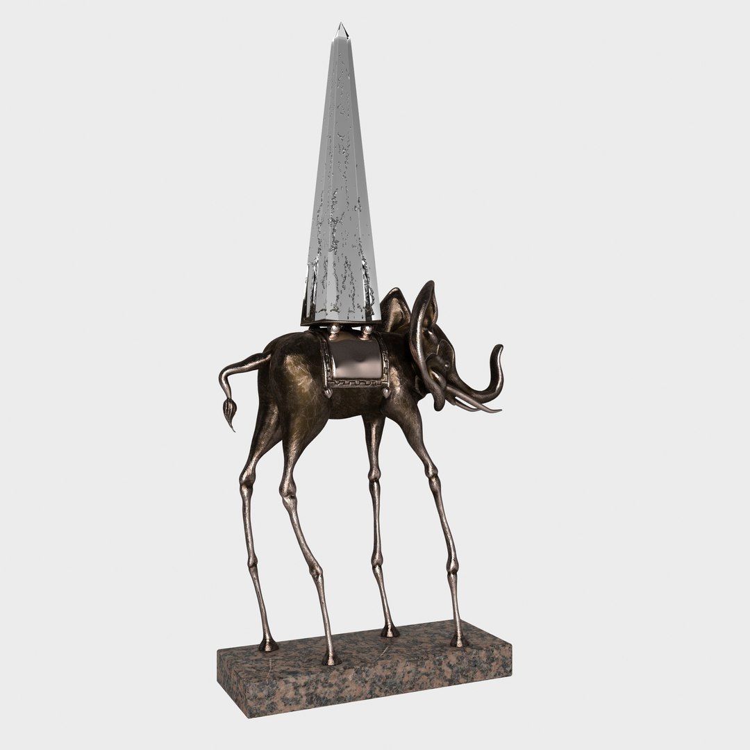 3D Salvador Dali Space Elephant 3d Model - TurboSquid 1754177