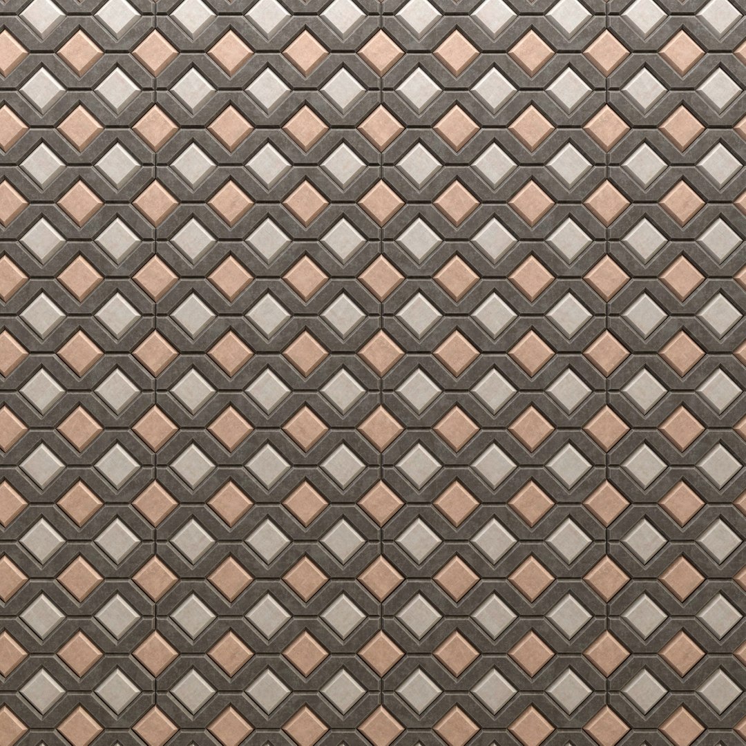 3D Model Tiled - TurboSquid 1485446