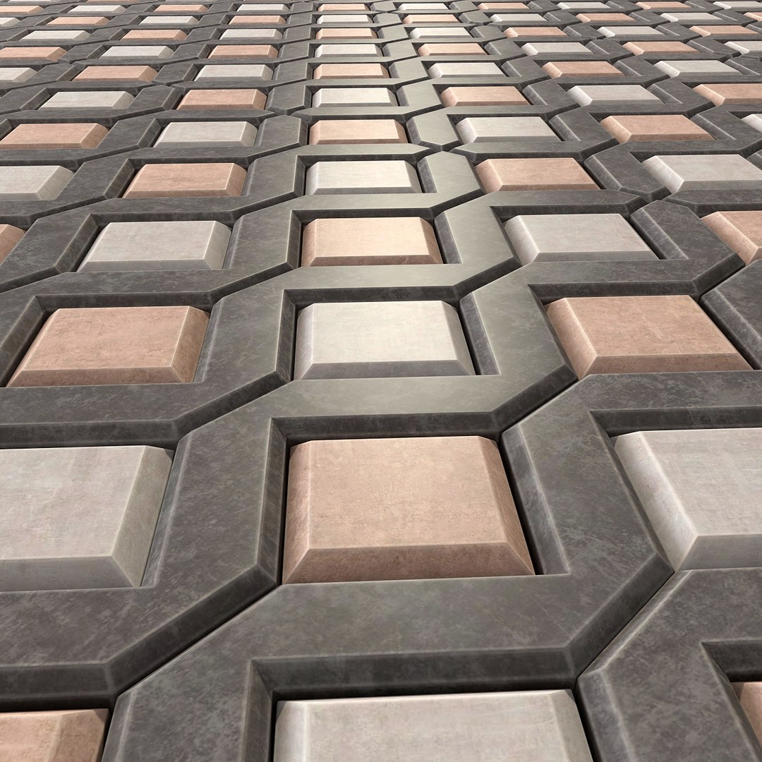 3D Model Tiled - TurboSquid 1485446