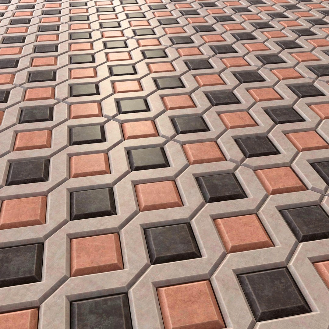 3D Model Tiled - TurboSquid 1485446