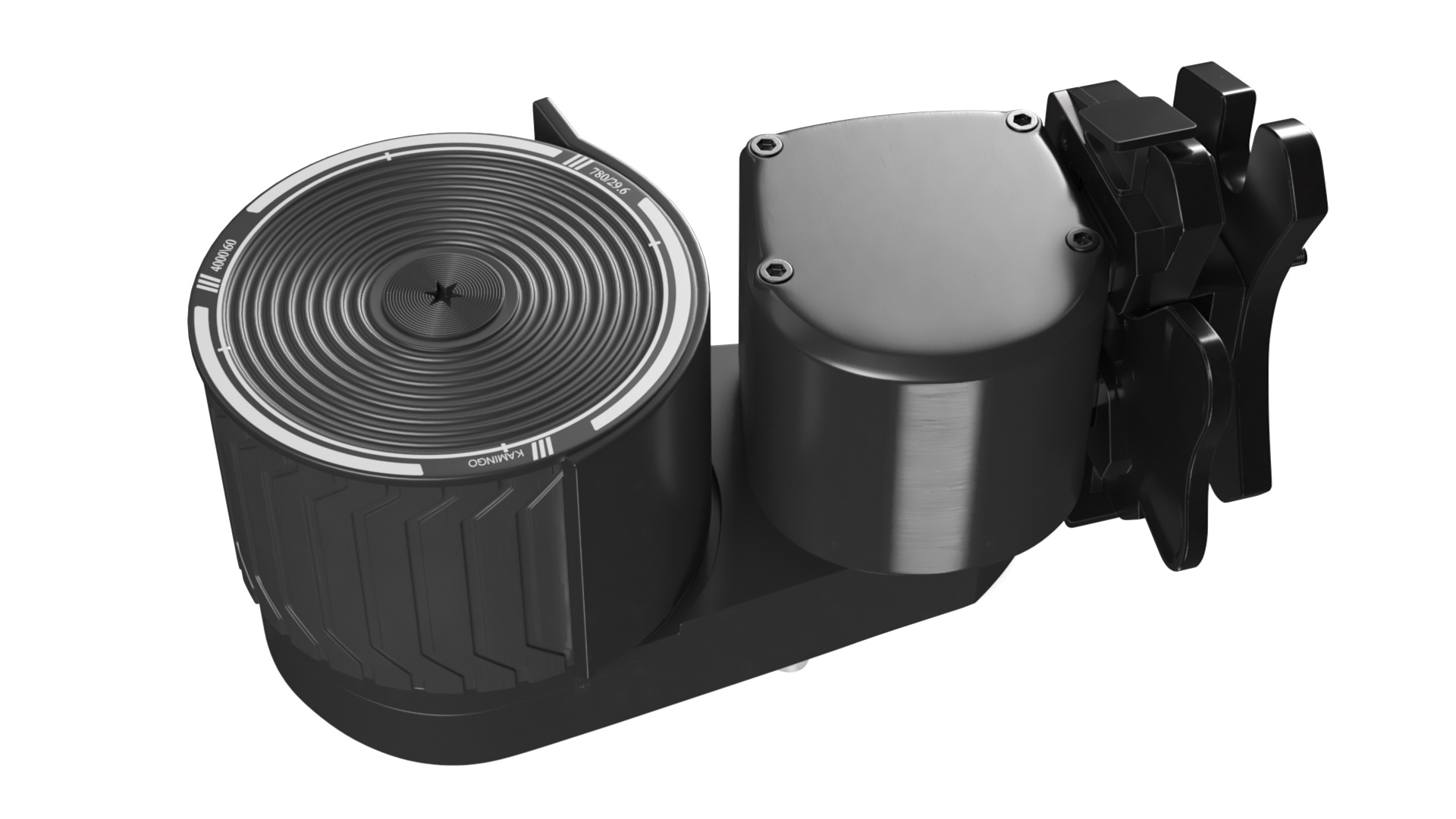3D модель Компактный электровелосипедный мотор Kamingo, черный - TurboSquid 2503055