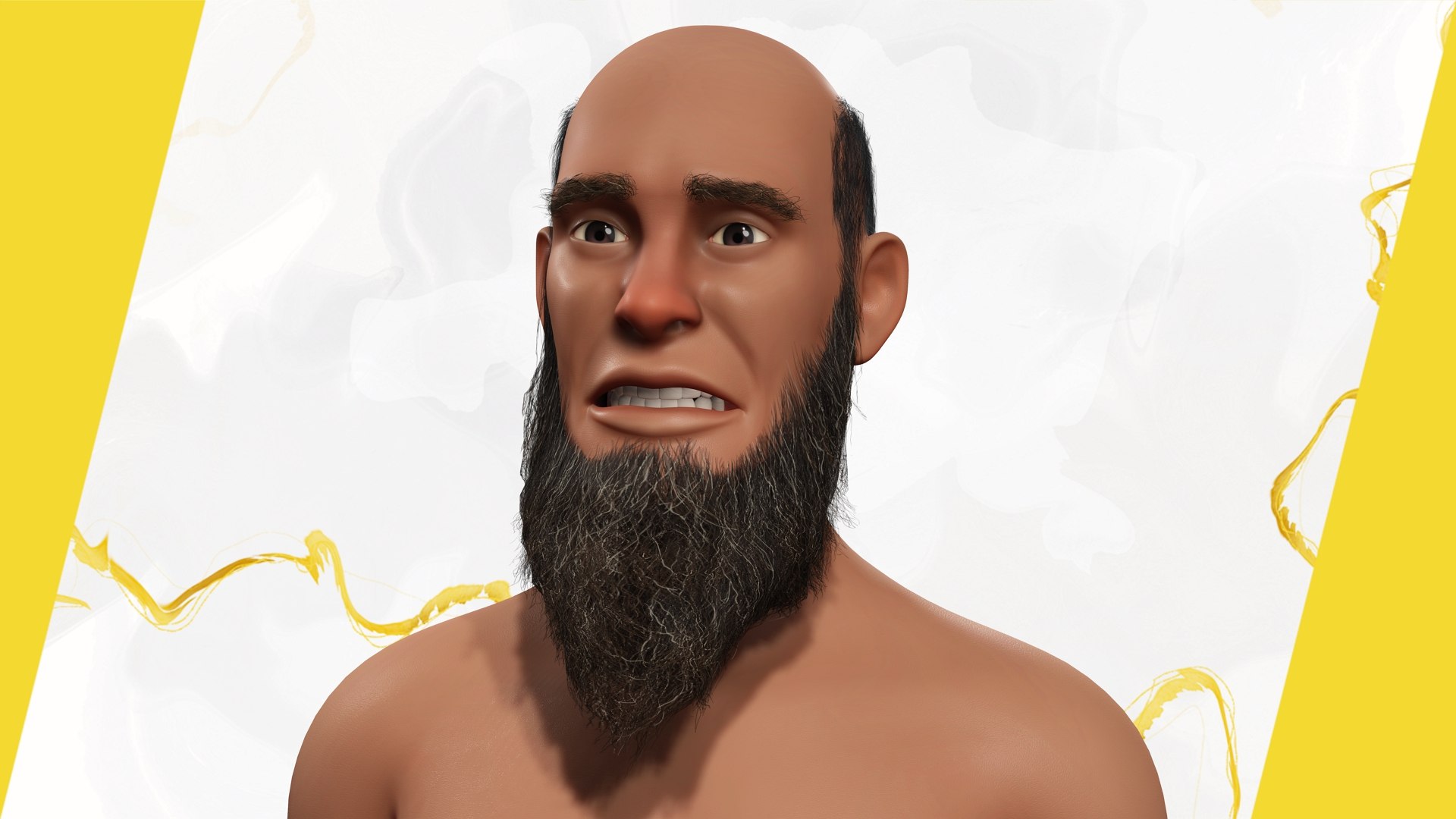 Cartoon Imam Spiritual Leader Muslim Religious 3D Model - TurboSquid ...