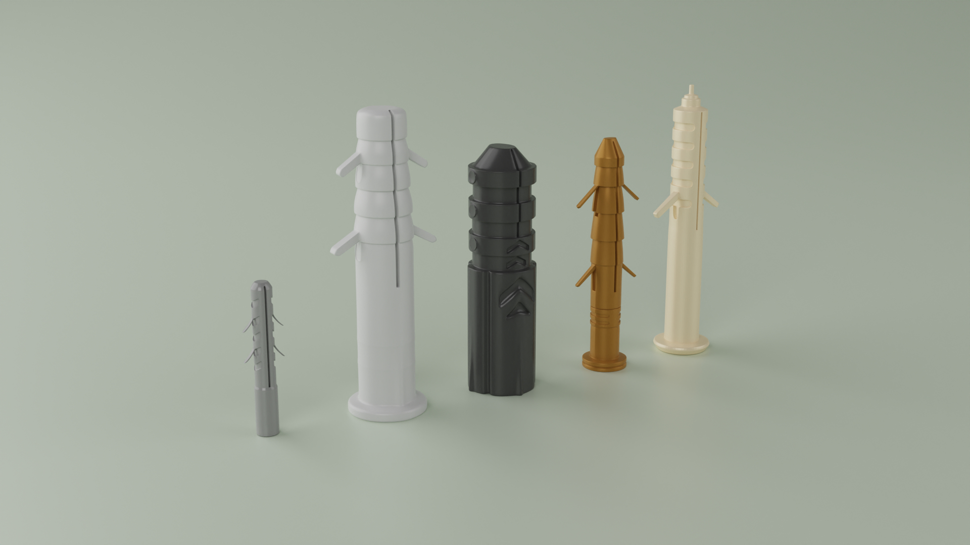 3D Plastic Plug Pack - TurboSquid 2069395