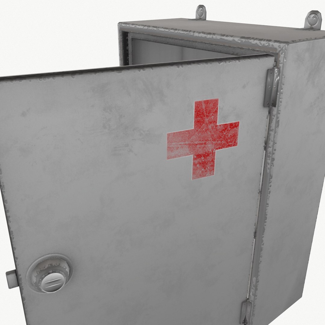 Locker Old Rusty 3D - TurboSquid 1359521