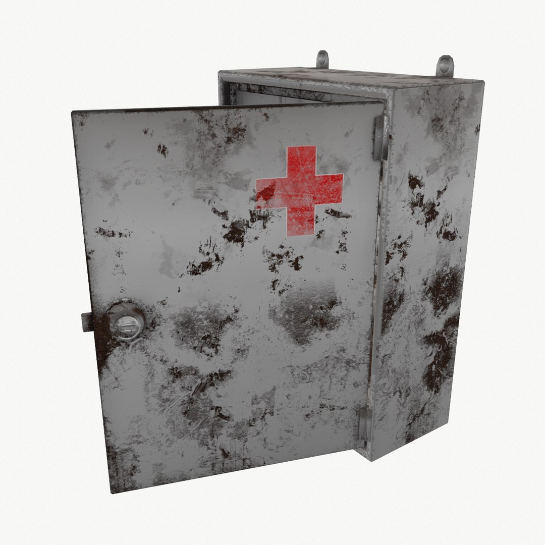 Locker Old Rusty 3D - TurboSquid 1359521