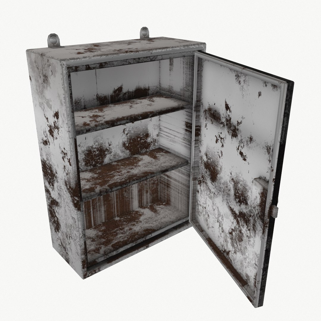 Locker Old Rusty 3D - TurboSquid 1359521