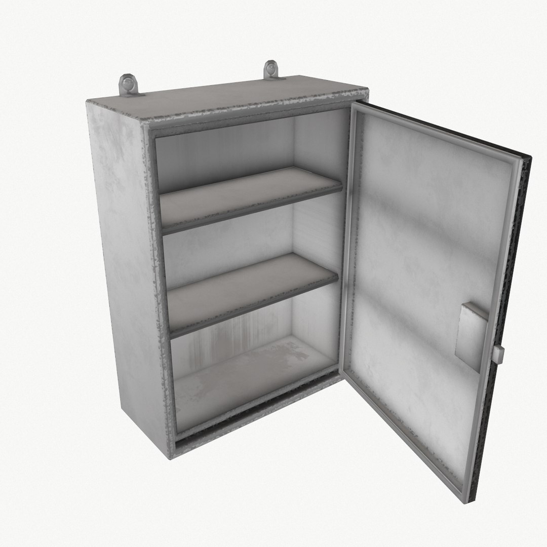 Locker Old Rusty 3D - TurboSquid 1359521