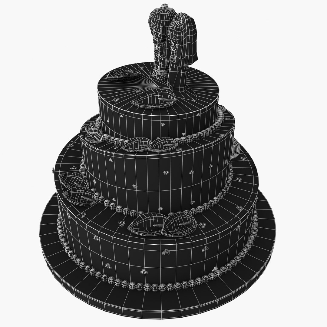 Weeding Cake 3d 3ds