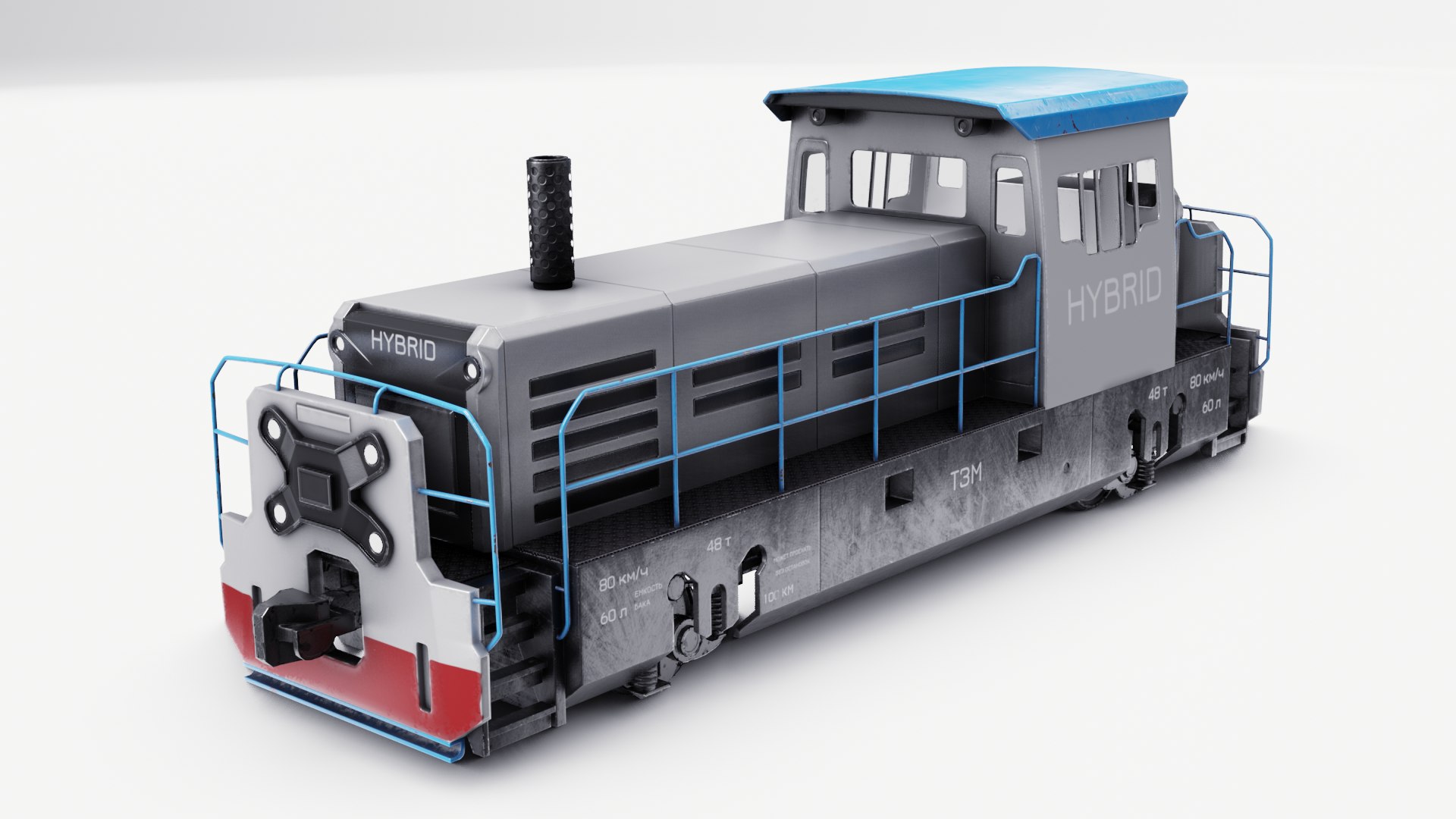 3D Hybrid Train Model - TurboSquid 1633223