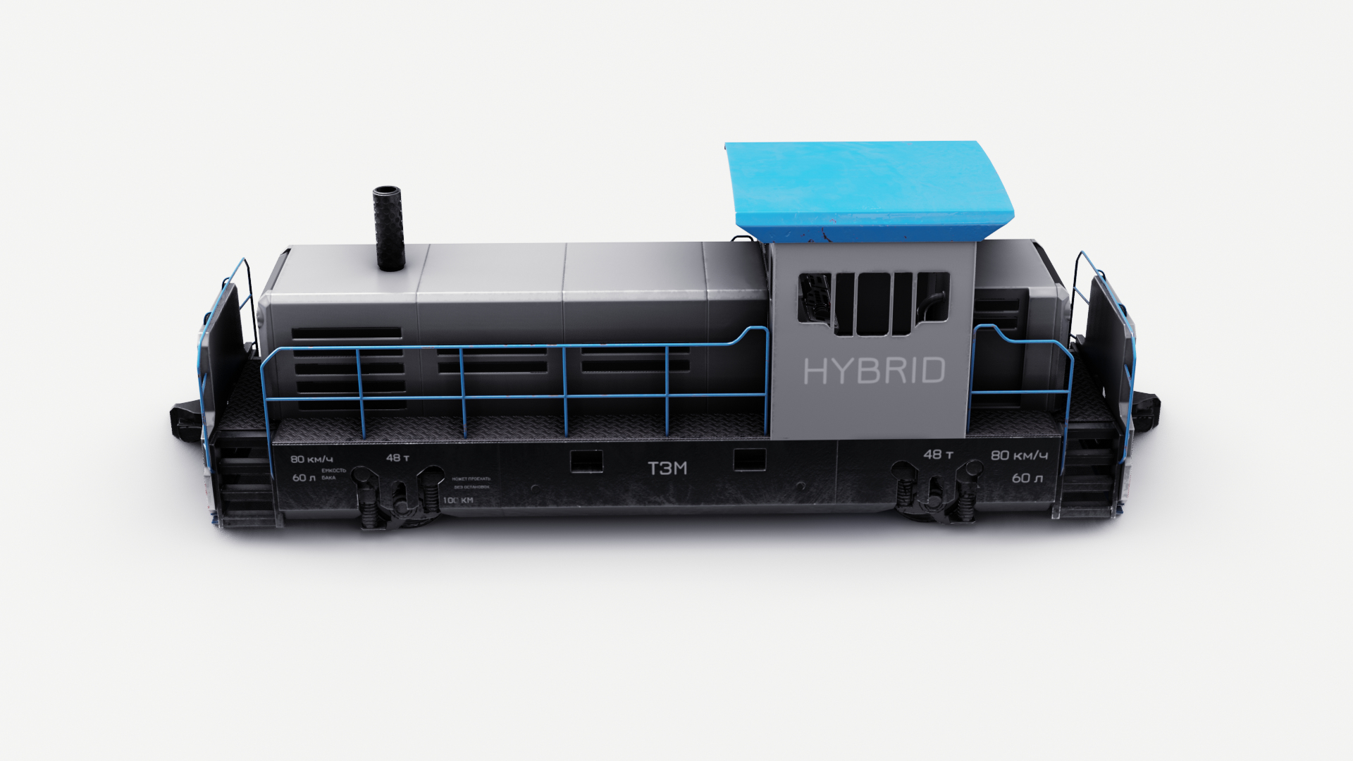 3D Hybrid Train Model - TurboSquid 1633223