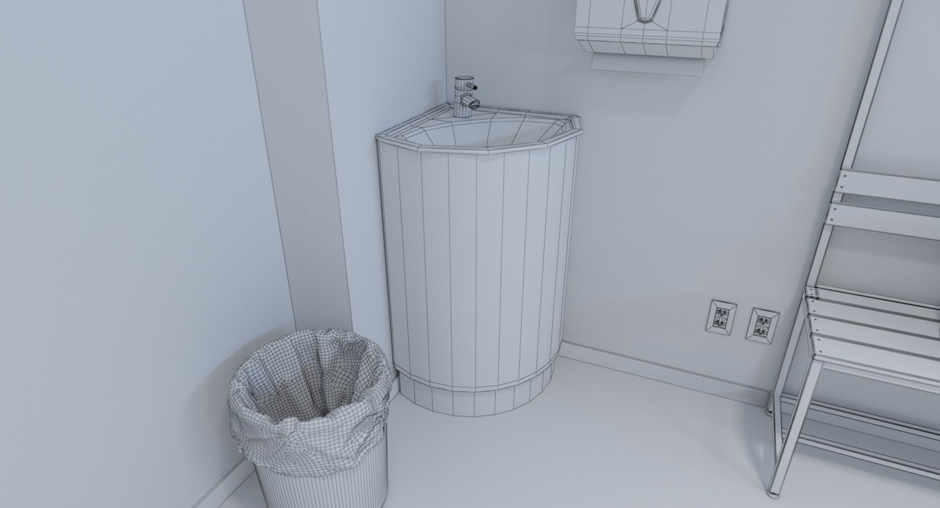 Realistic Locker Room 3D Model - TurboSquid 1374728