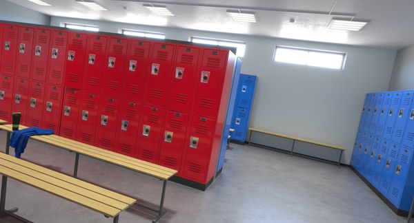 Realistic locker room 3D model - TurboSquid 1374728
