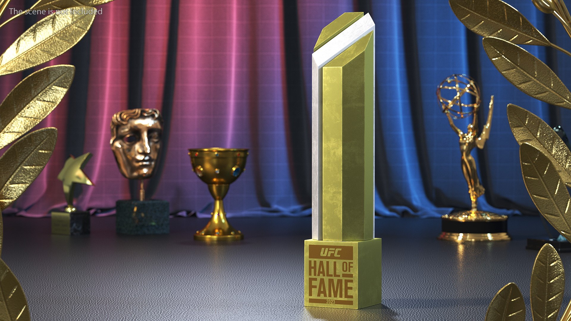 UFC Hall of Fame Trophy 3D model - TurboSquid 2114389