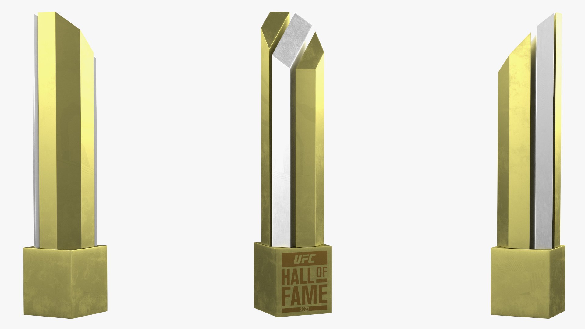 UFC Hall of Fame Trophy 3D model - TurboSquid 2114389