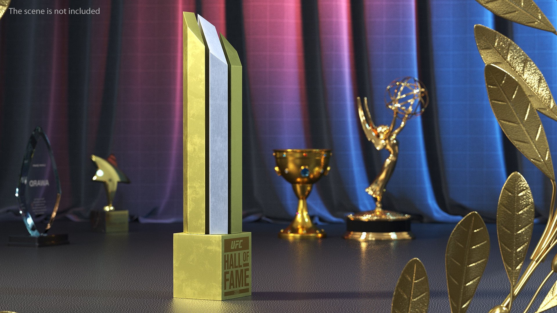 UFC Hall of Fame Trophy 3D model - TurboSquid 2114389
